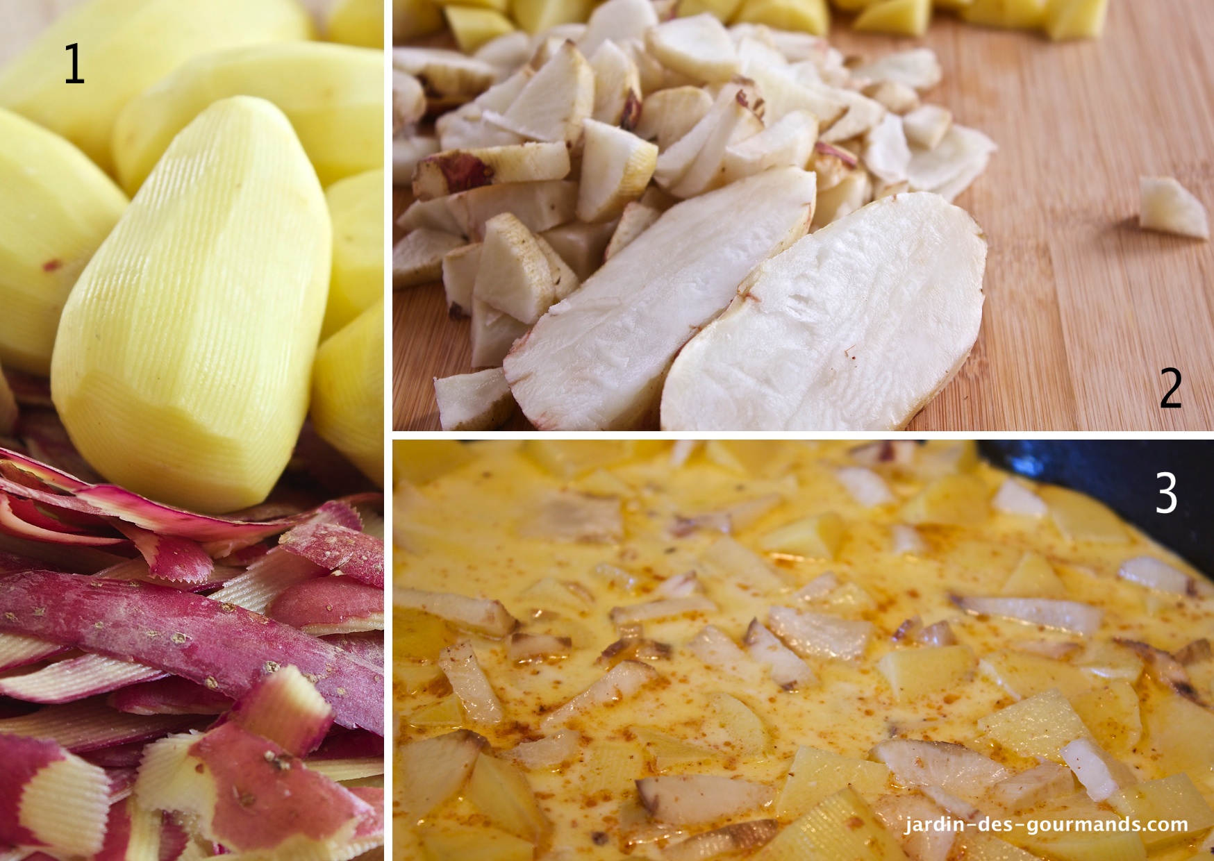 Purée de Topinambours - Jardin des gourmands