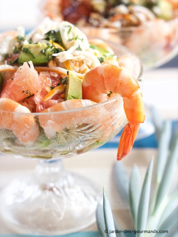 Salade Avocats Crevettes Pamplemousse Jardin Des Gourmands